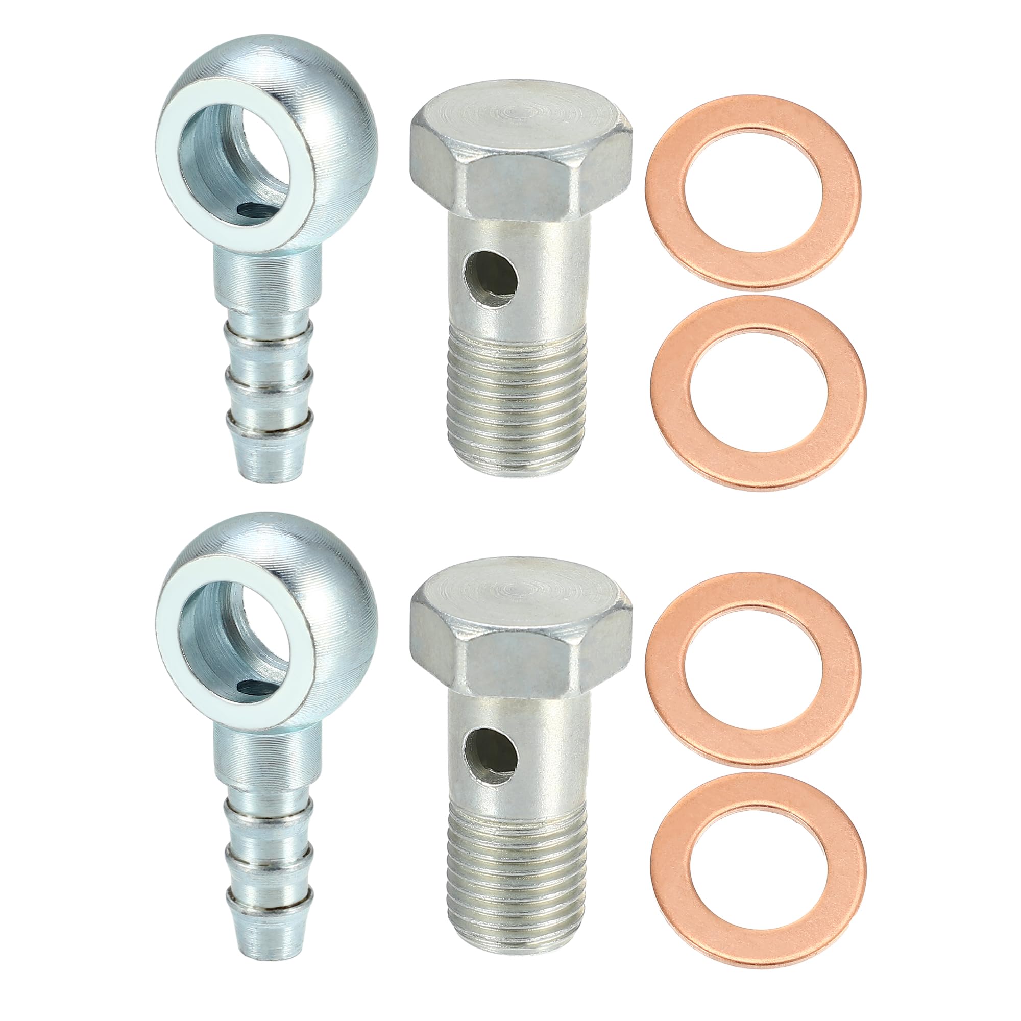 Amazon.com: ACROPIX 10mm ID 7.5 mm OD M10x1.0 Banjo Hose Barb Bolt ...