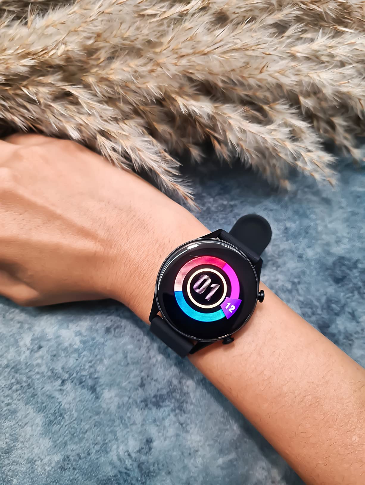 Titan Smart Pro Smartwatch with AMOLED display,GPS,Temperature,Stress ...