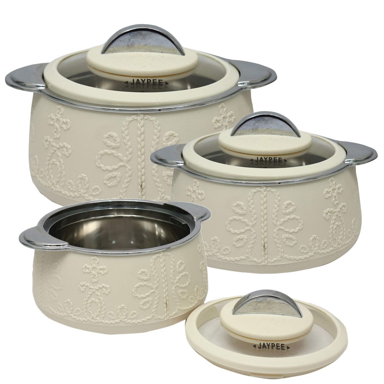Buy Jaypee Plus Casserole Fabrene Set of 3 (2000 + 1500 + 1000) ml ...