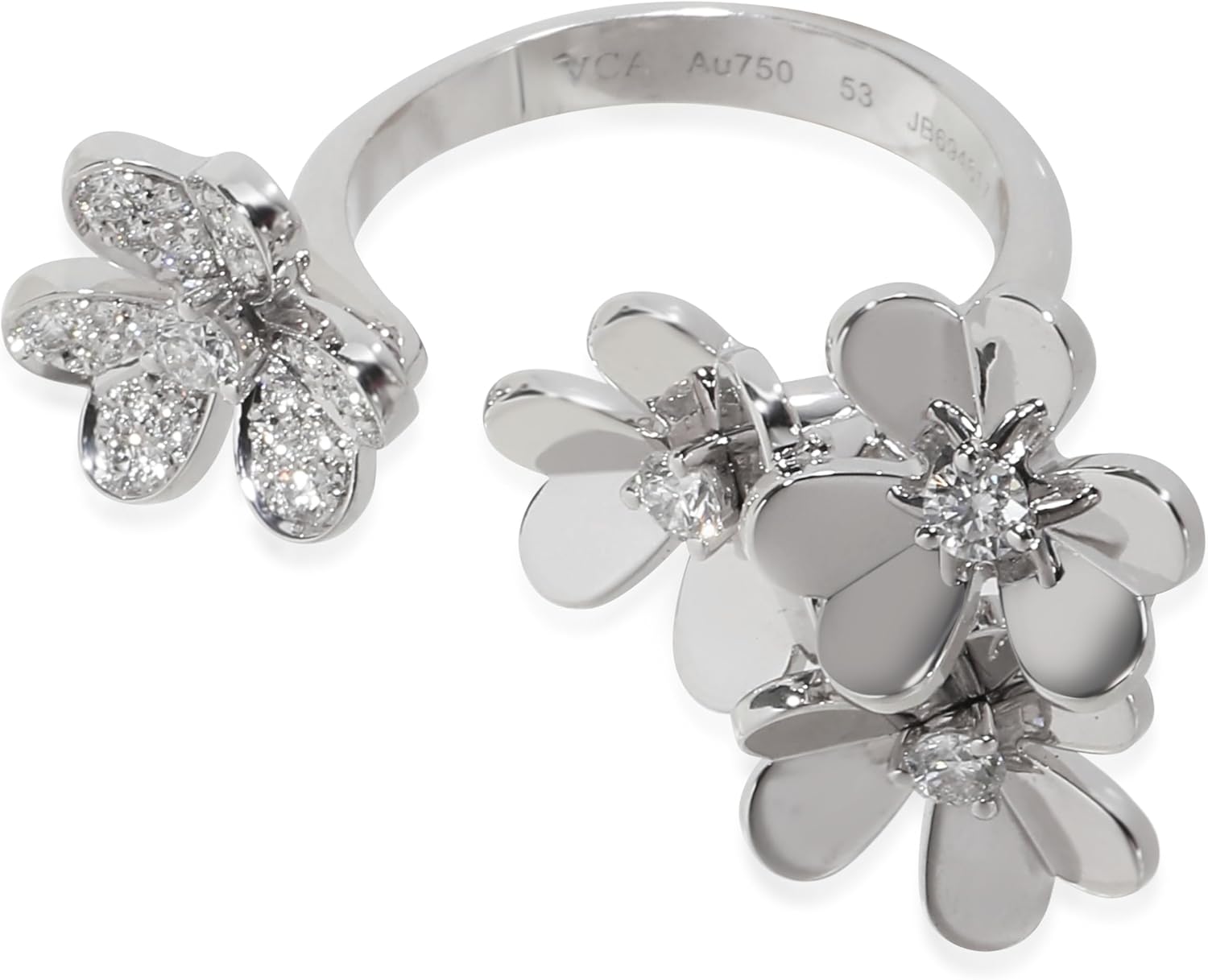 Amazon.com: Van Cleef & Arpels, Pre-Loved, Frivole, 6.25, White Gold ...