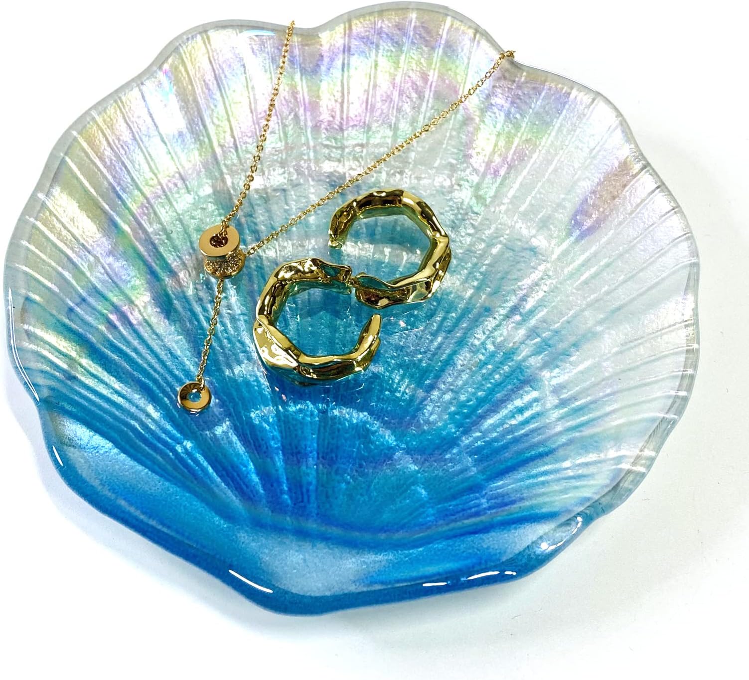 Amazon.com: Ocean Jewelry Trinket Ring Dish Tray, Coastal Beach Room ...