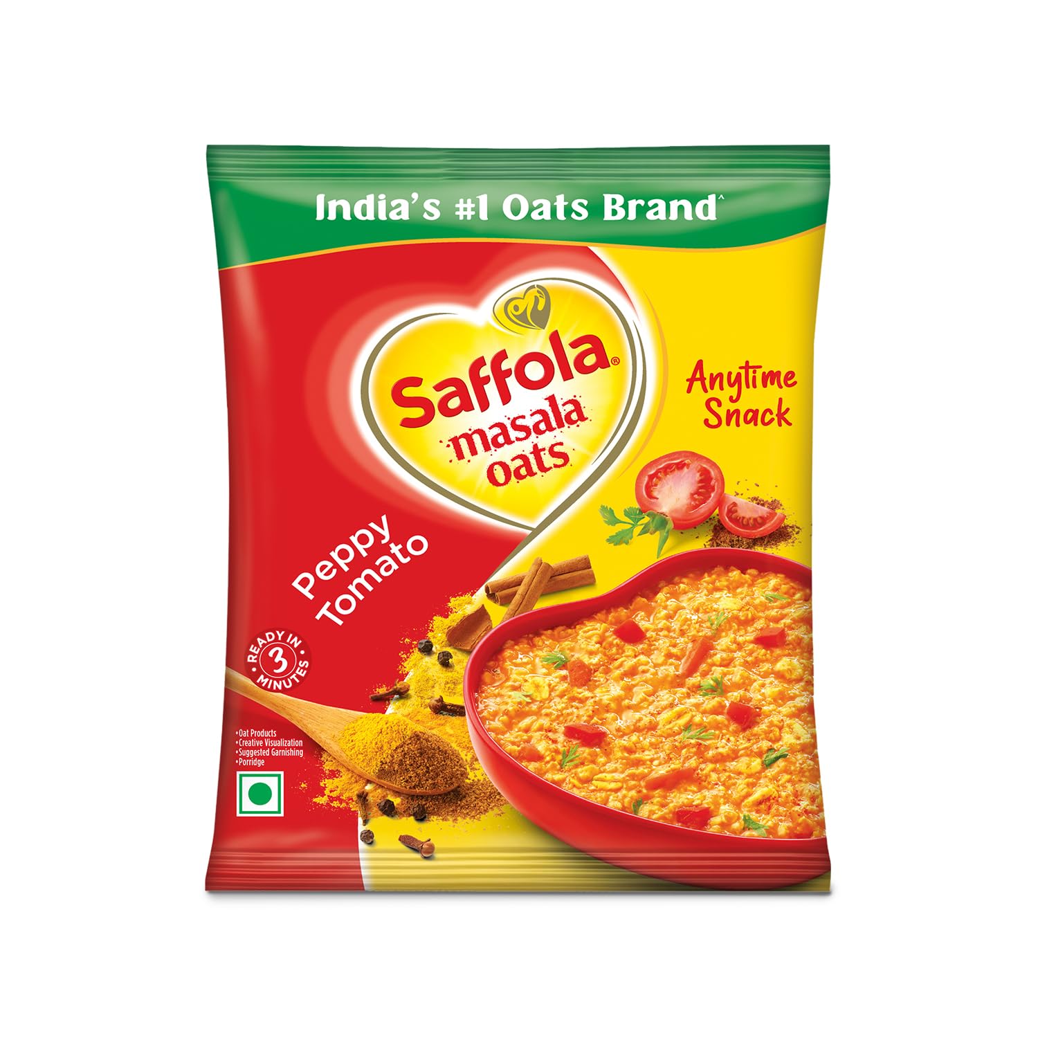 Amazon.com: Saffola Oats (Peppy Tomato, 40 Grama) : Grocery & Gourmet Food