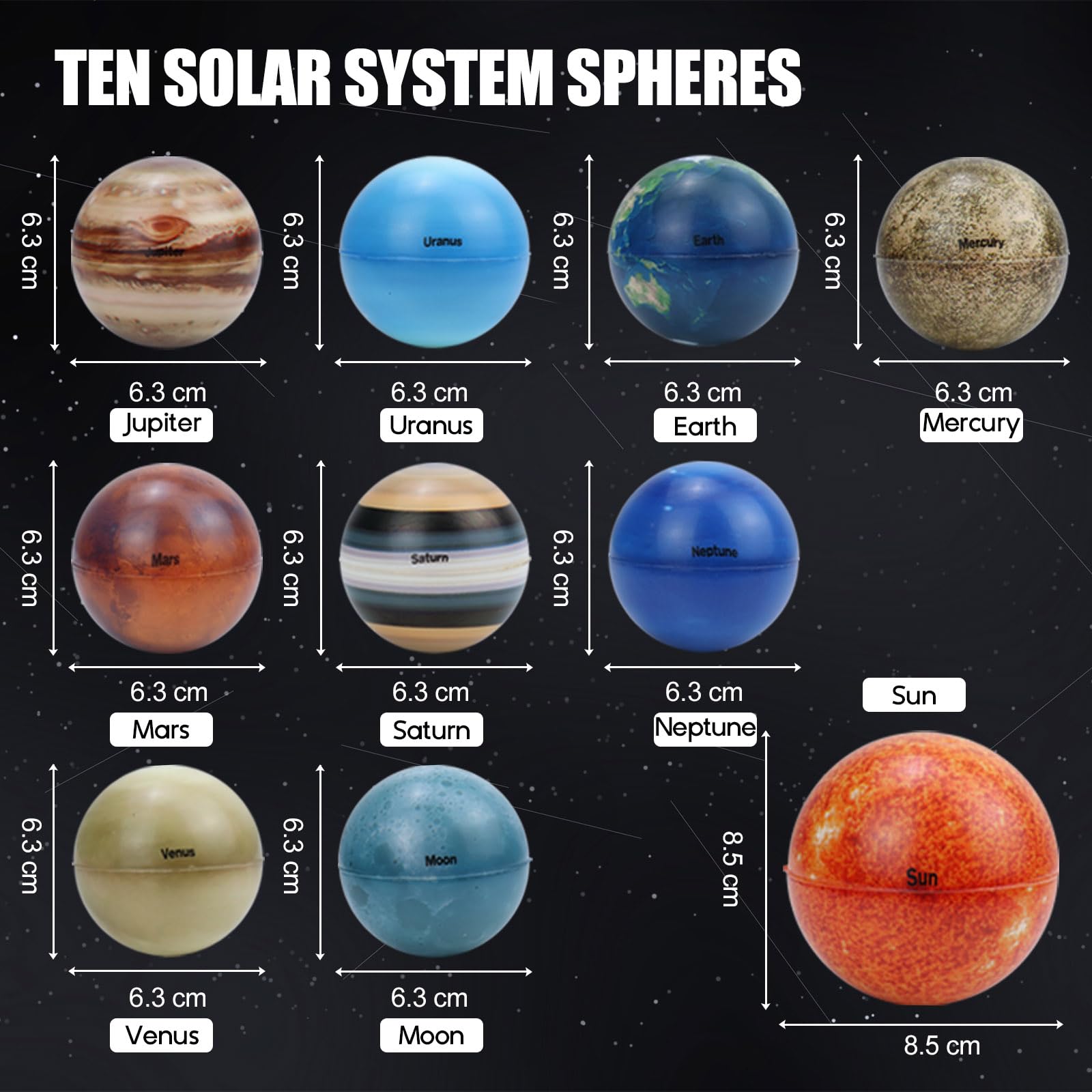 Planets Solar System Balls