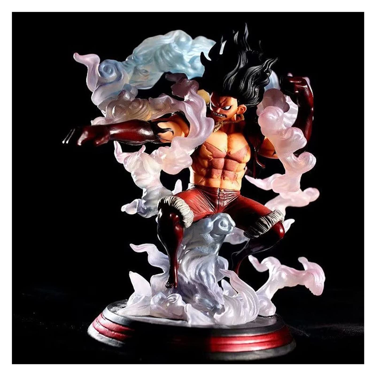 Buy Anime Character Model PVC Static Statue Four Gang Luffy Snake Man ...