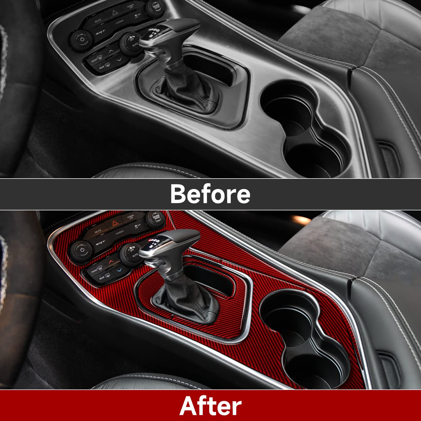 Snapklik.com : Car Gear Shift Panel Decals For 2015 2016 2017 2018 2019 ...