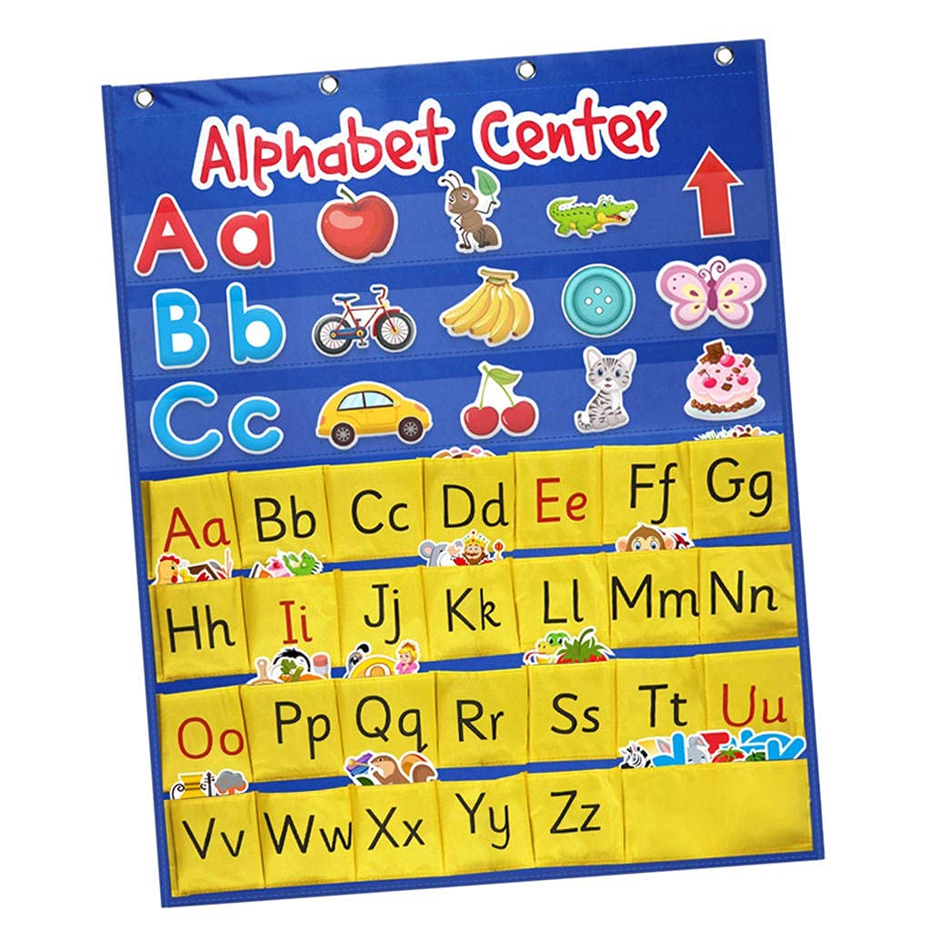 Buy SM SunniMix Alphabet Center Pocket Chart, Letter Re and Speech,ABC ...