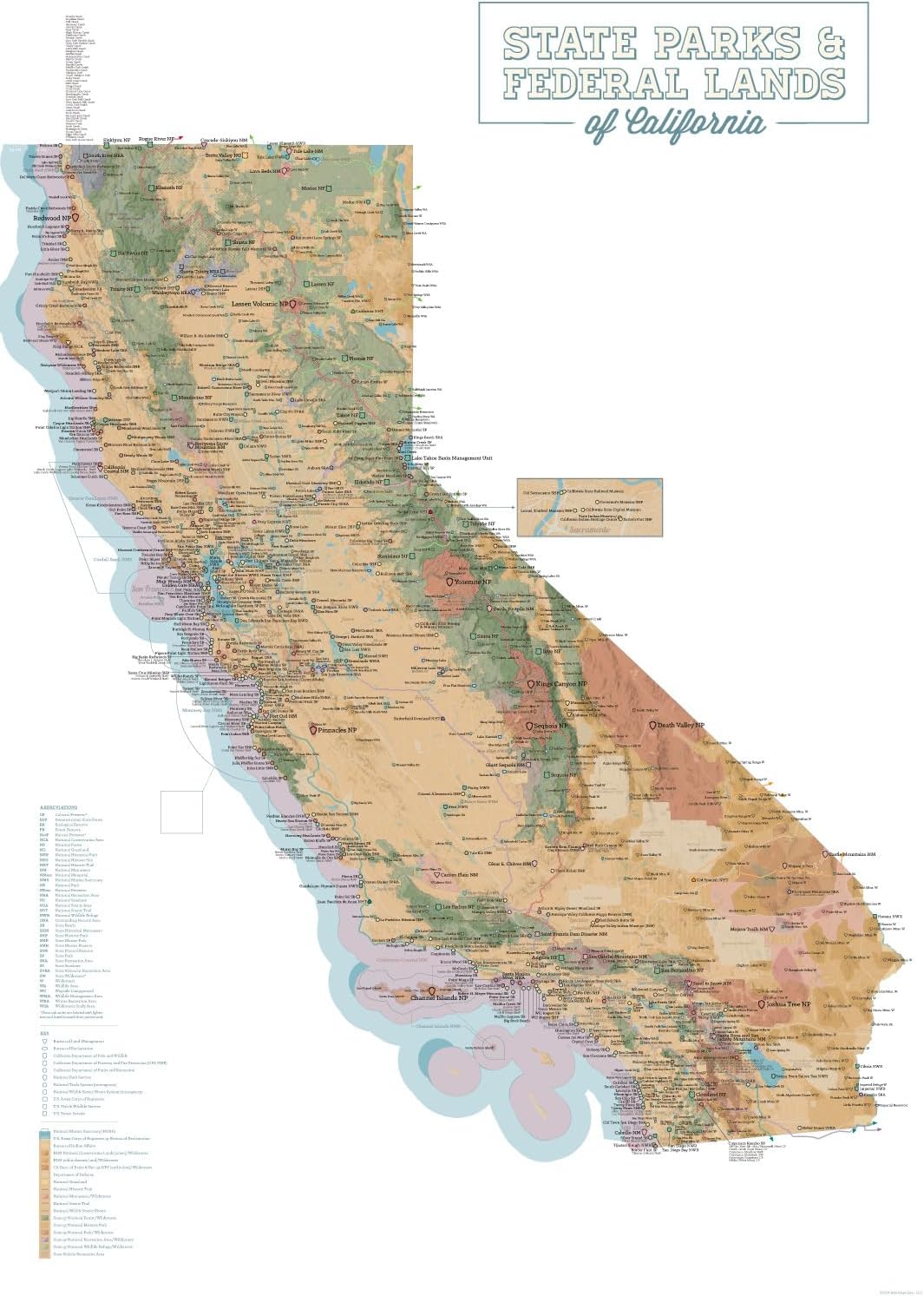 Amazon.com : California State Wall Map - 19.75" x 24" Paper : Office ...
