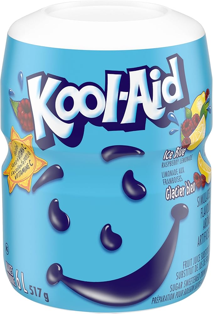 Kool-Aid Ice Blue Raspberry Lemonade Drink Mix, 517g (Pack of 12 ...