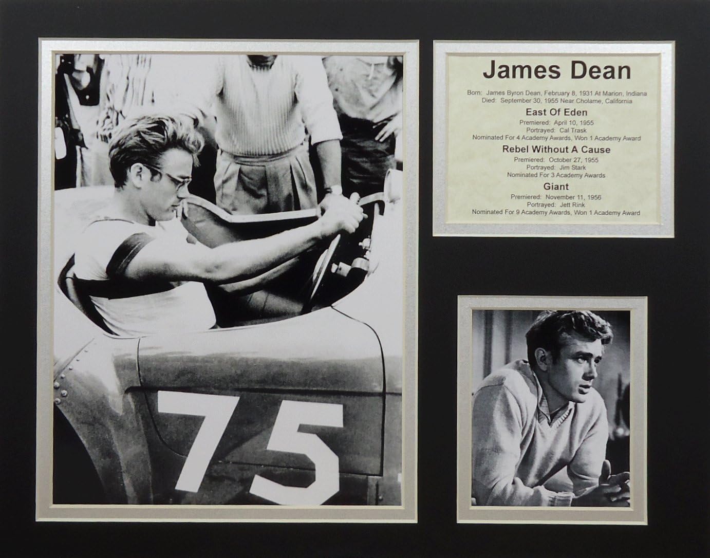 Amazon.com: James Dean - Portrait 11" x 14" Unframed Matted Photo ...