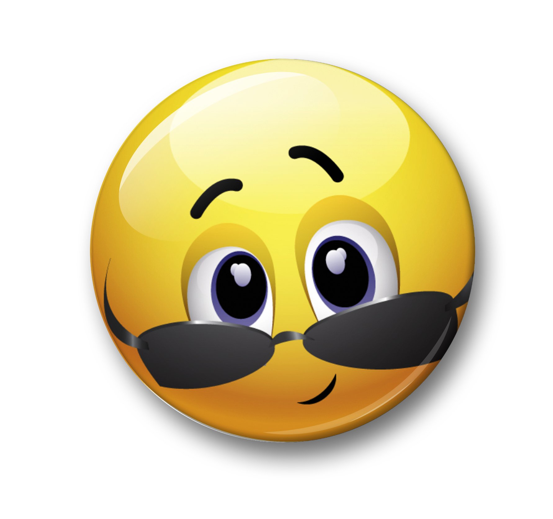 Smiley Mit Cooler Brille