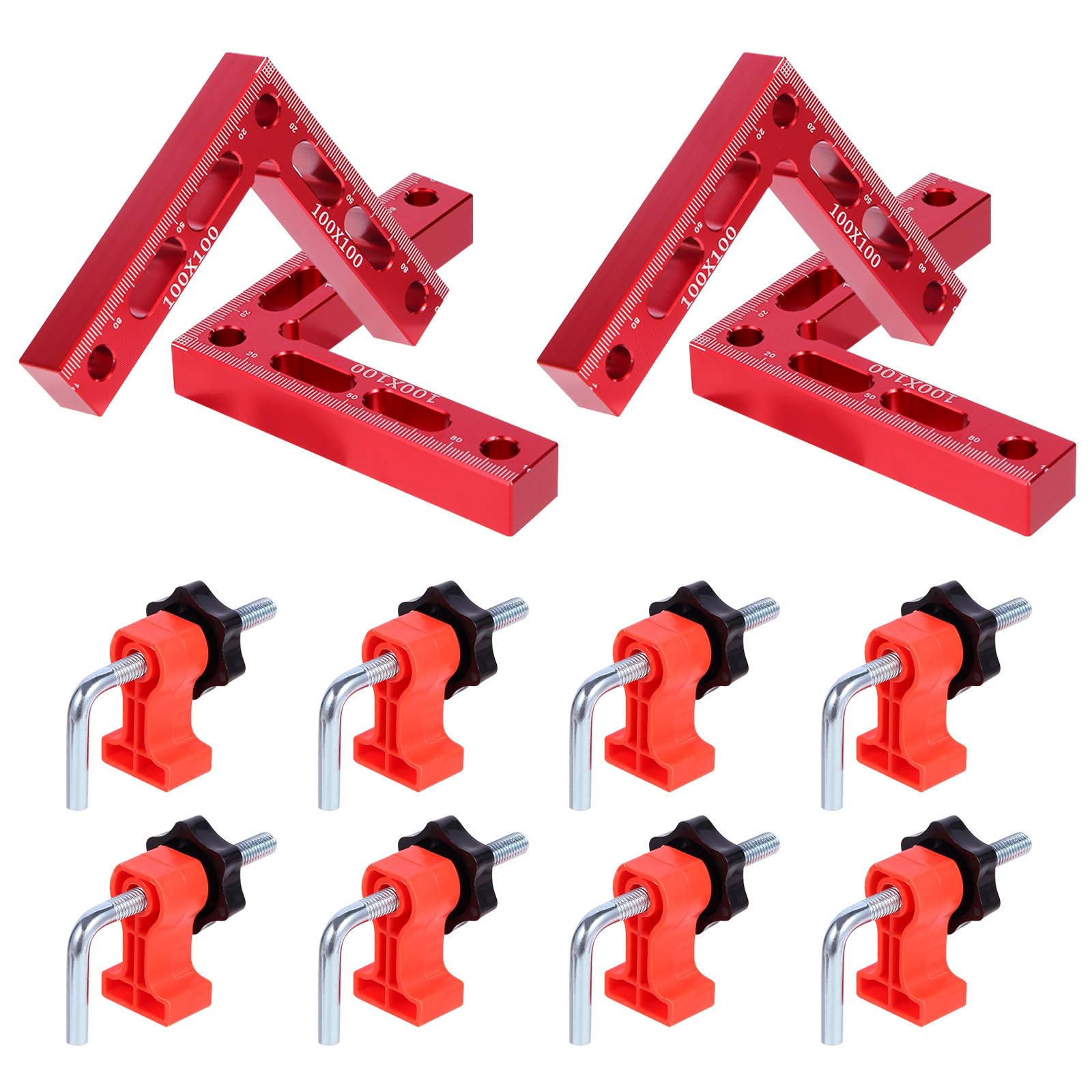 Kosmi 90 Degree Clamp Aluminum Alloy Corner Clamps for Woodworking ...