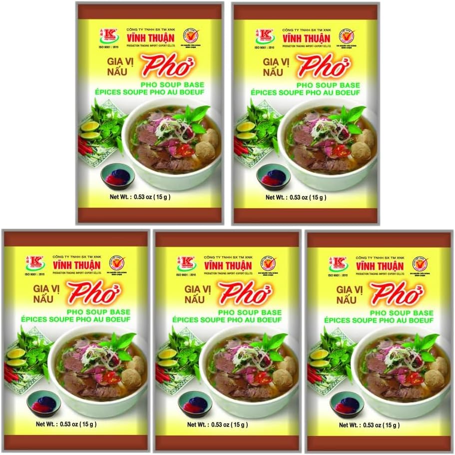 Amazon.com : Old Man Que Huong Pho Bac Spice Seasoning (3 Packs)- Gia ...