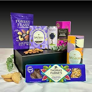 Congratulations Food Gift Hamper in a Luxury Gift Box with Champagne ...