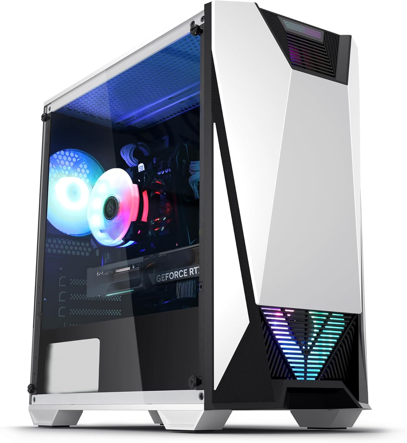 Amazon.com: HELLOLAND Battleaxe Gaming Desktop - AMD Ryzen 5 5600G 6 ...