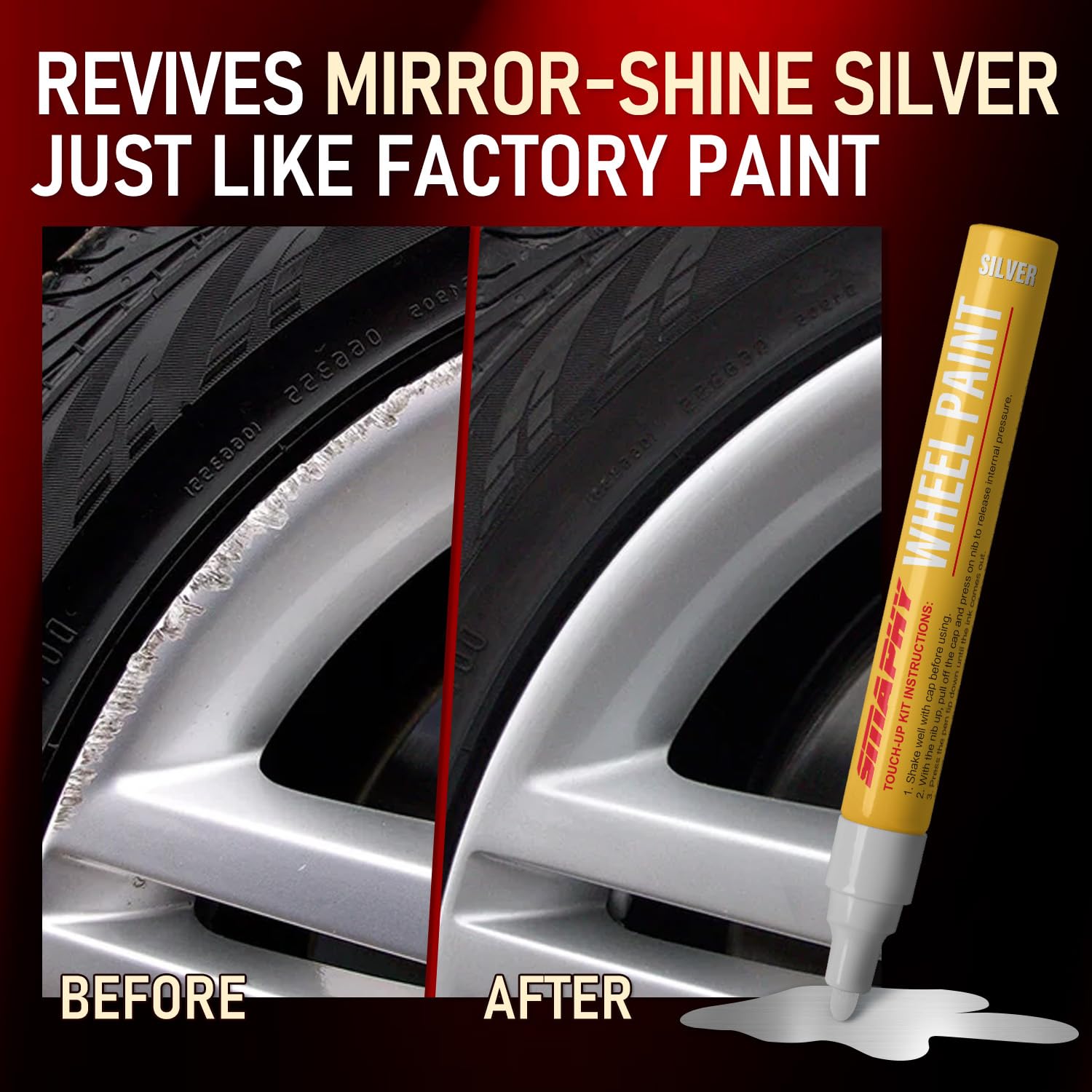 Snapklik.com : Wheel Scratch Repair Kit