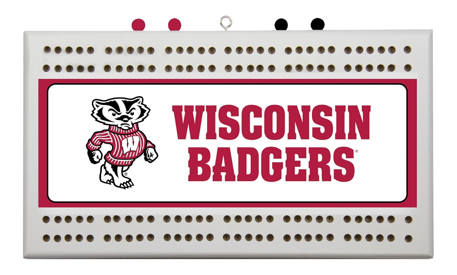 NCAA Wisconsin Badgers Cribbage Board : Amazon.in: Toys & Games