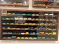 Amazon.com: HO Scale Model Train Display Case Cabinet Wall Rack w/98% ...
