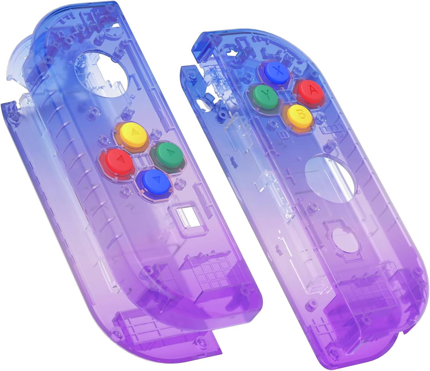 eXtremeRate Carcasa Transparente para Nintendo Switch & OLED Accesorios ...