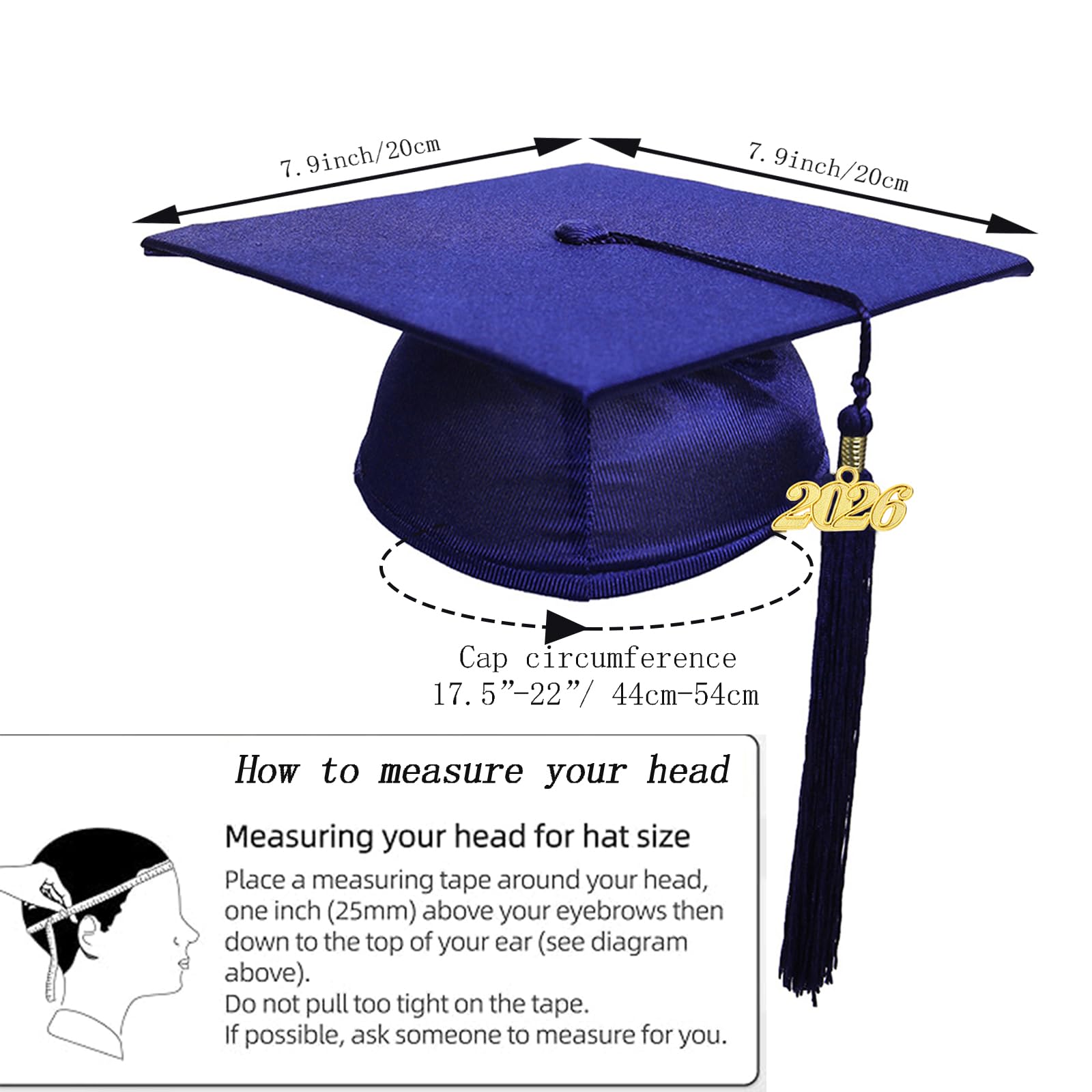 Snapklik.com : Newrara Shiny Kindergarten And Preschool Graduation Cap ...
