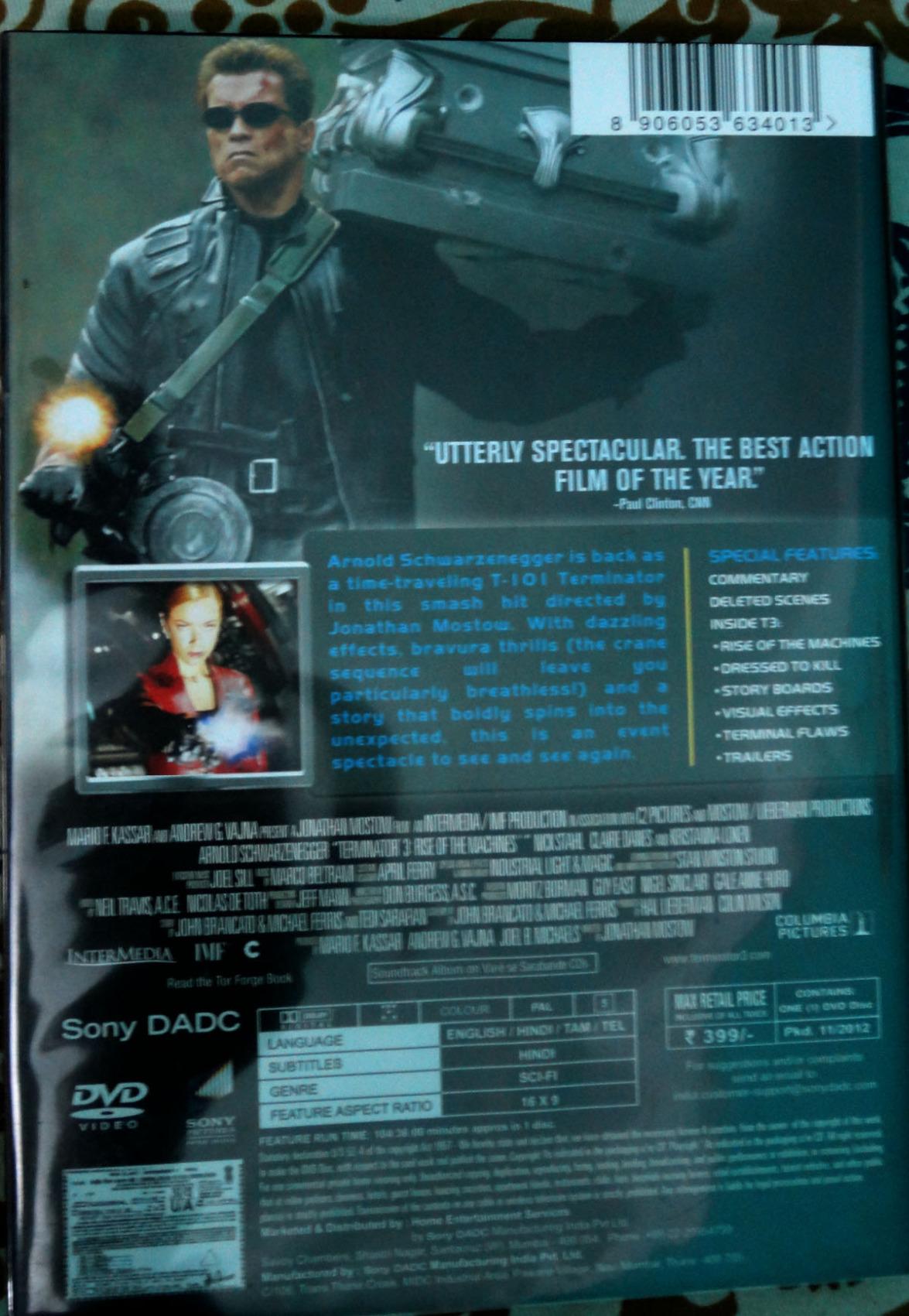 Terminator 3: Rise of the Machines: Amazon.in: Arnold Schwarzenegger ...