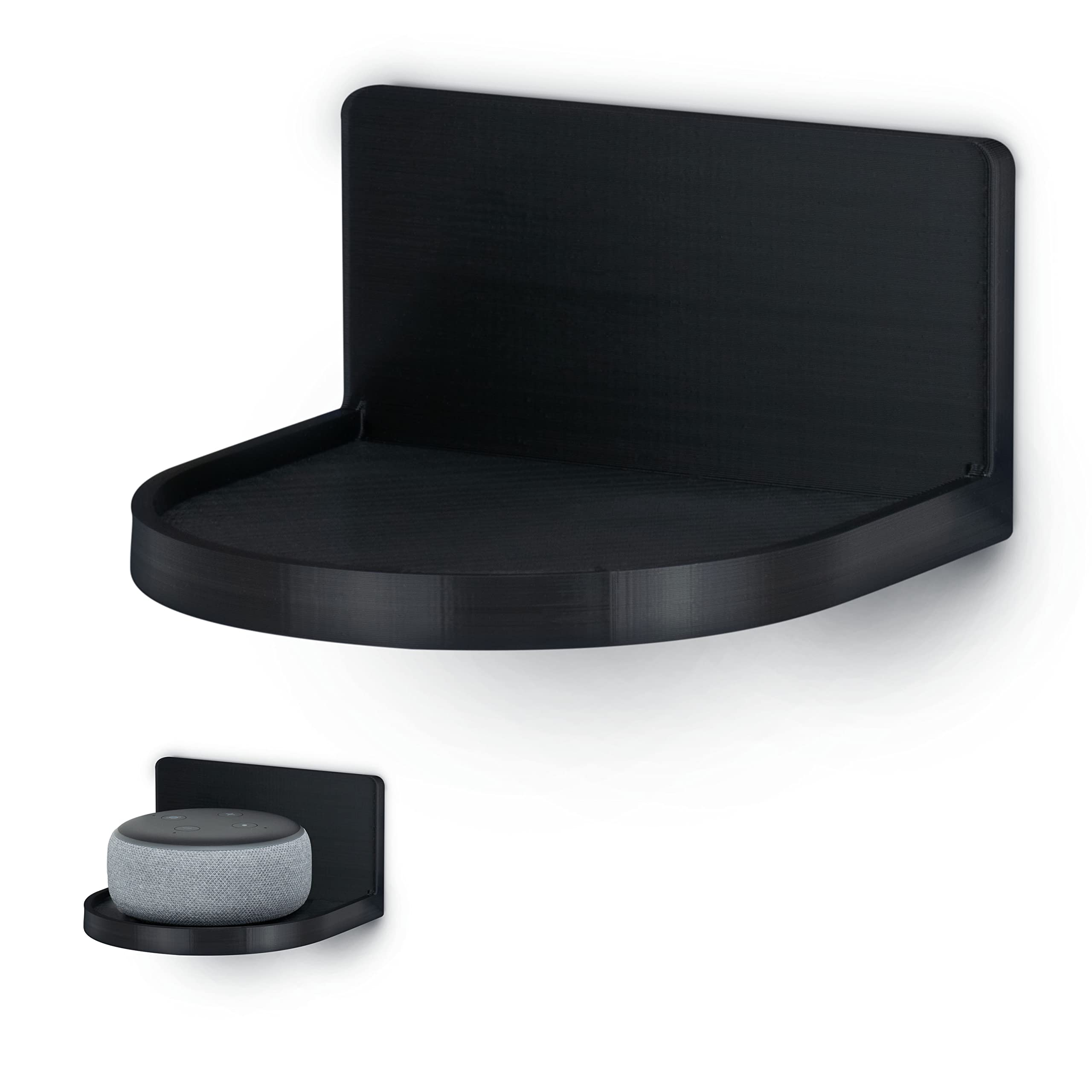 Brainwavz Screwless Round Floating Shelf Mount For Security Cameras ...