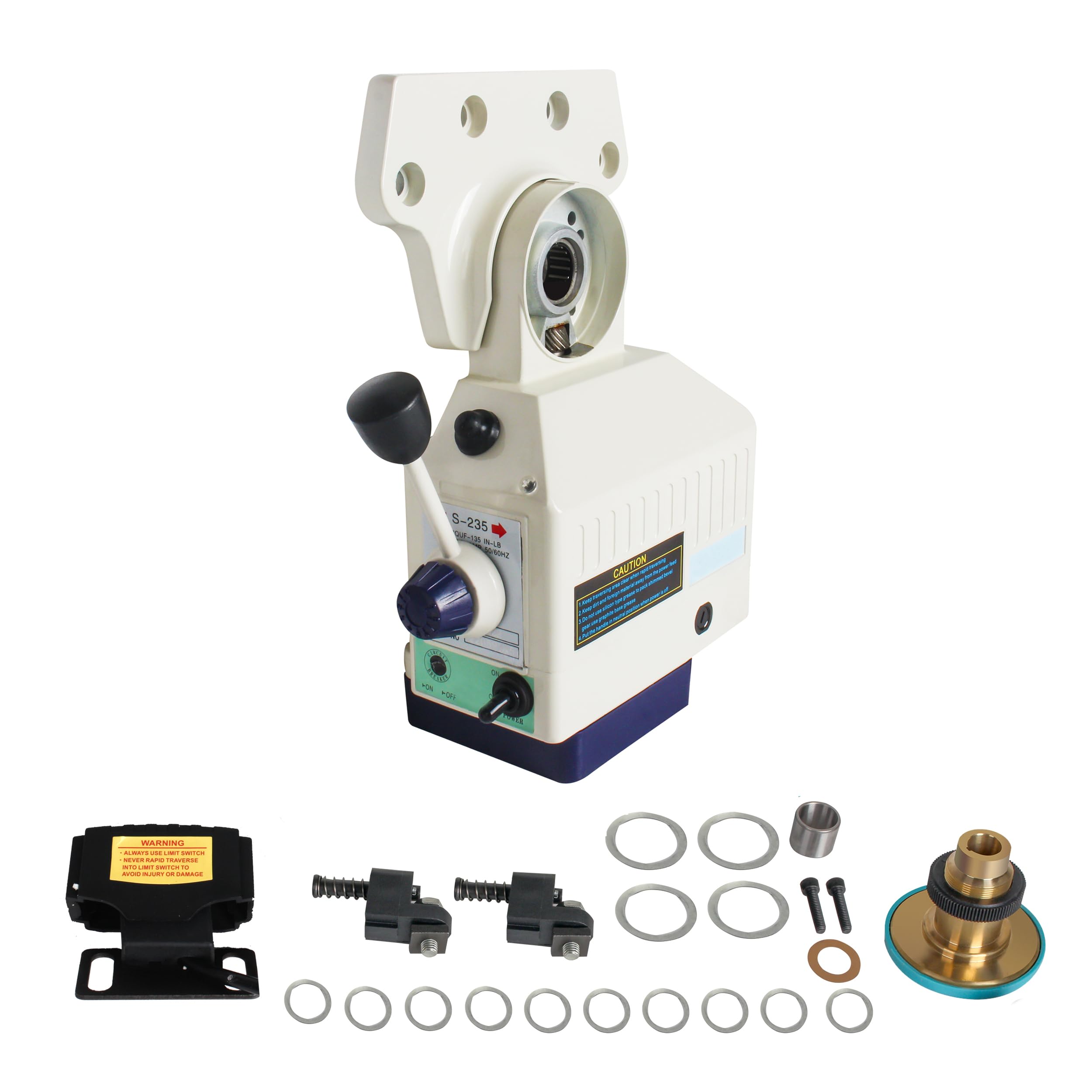 Snapklik.com : RATTMMOTOR BJS-235 Power Feed 650 In-lb Torque, 0-210RPM ...