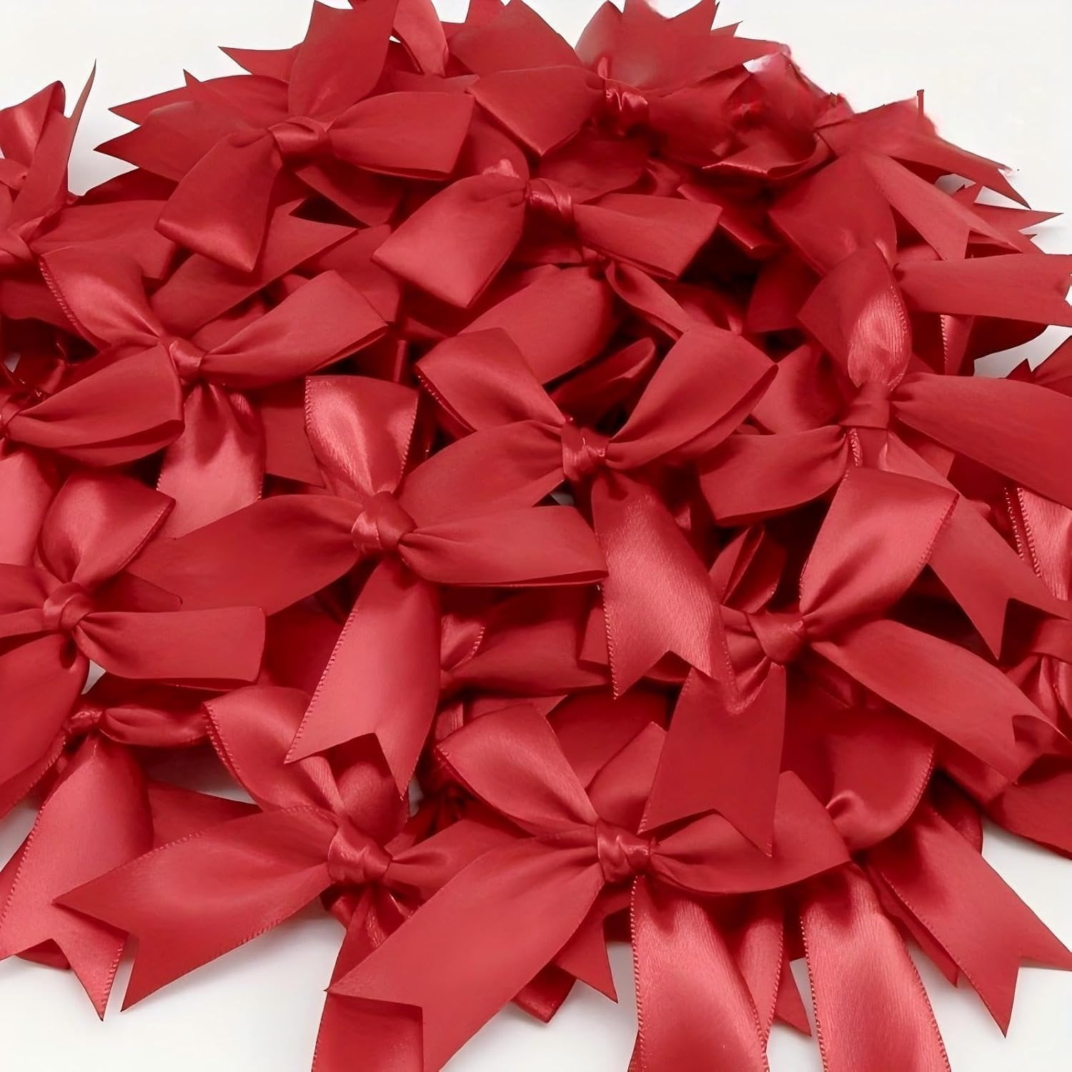 Amazon.com: jeekscss Red Gift Wrap Bows-50pcs 3.3 Inch Elegant Bows for ...
