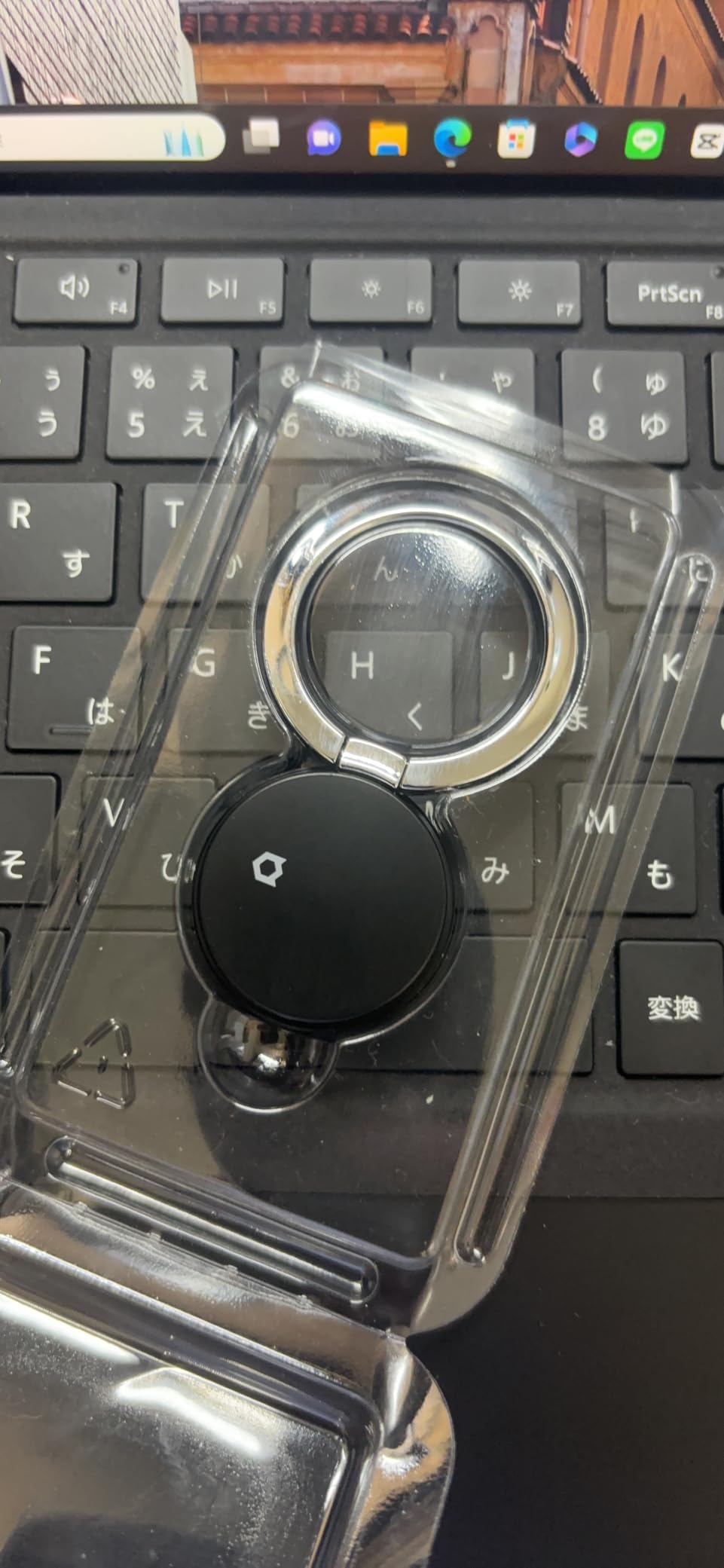 Amazon | iFace スマホリング 薄型 iPhone/Android対応 360度回転 フラットタイプ (コーラルブルー)【リングホルダー アイフェイス 落下防止 スタンド スマート ...