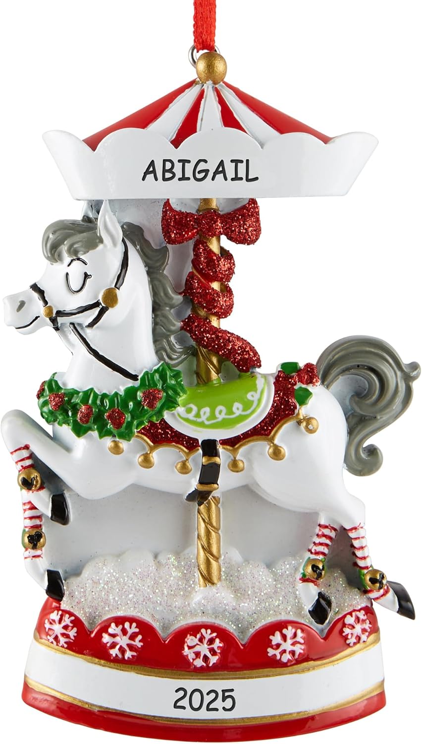 Amazon.com: Let’s Make Memories Personalized Christmas Ornament for ...