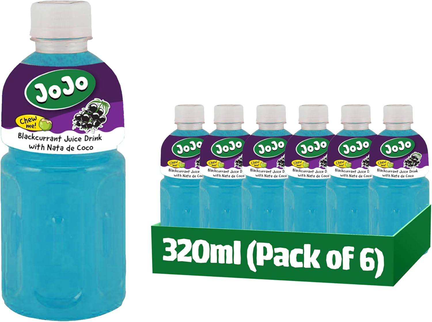 JoJo Blackcurrant Flavoured Drink with Nata De Coco | Refreshing ...