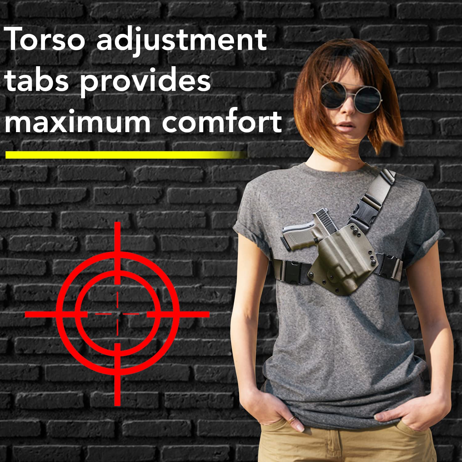 HolsterBuilder Universal Chest Rig & Mounting Hardware - Underarm ...