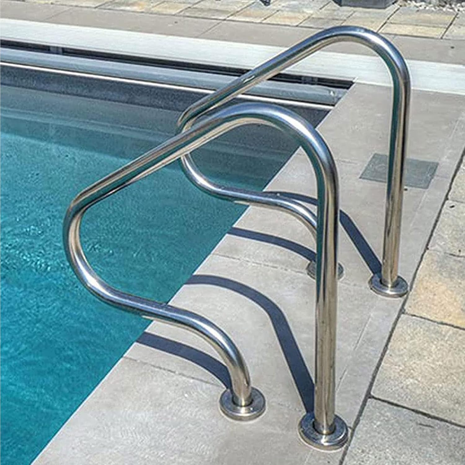 Amazon.com : ZWLI Pool Grab Rail 304 Stainless Steel Swimming Pool ...