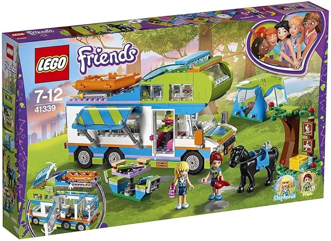 Amazon.com: LEGO Friends Mia’s Camper Van 41339 Building Set (488 ...