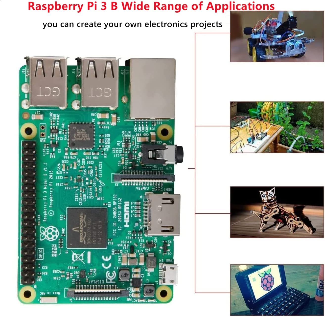 Snapklik.com : RasTech Raspberry Pi 3 Model B Starter Kit