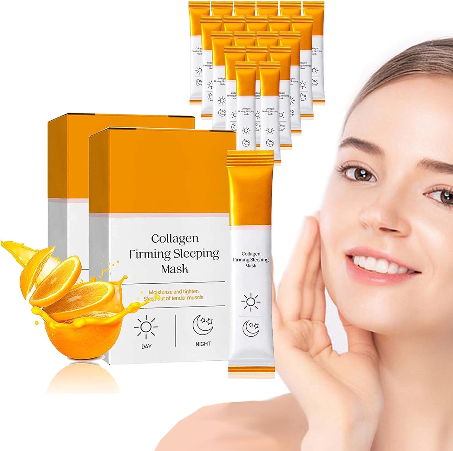 Amazon｜VitaC Korean Collagen Moisturising Mask, Korean Collagen Firming ...