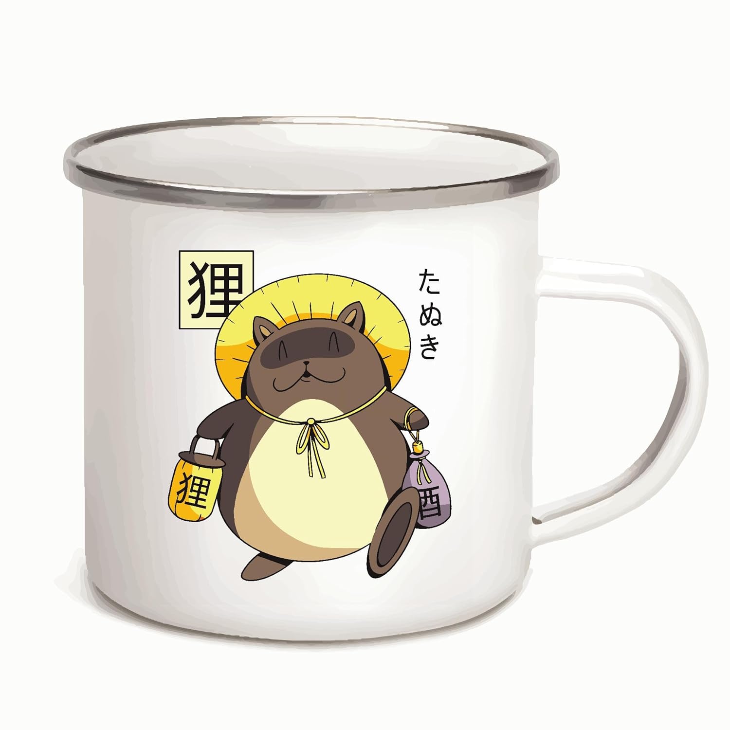 Amazon.com: Japanese Yokai Tanuki Gift Idea for Anime Fans Illustration ...