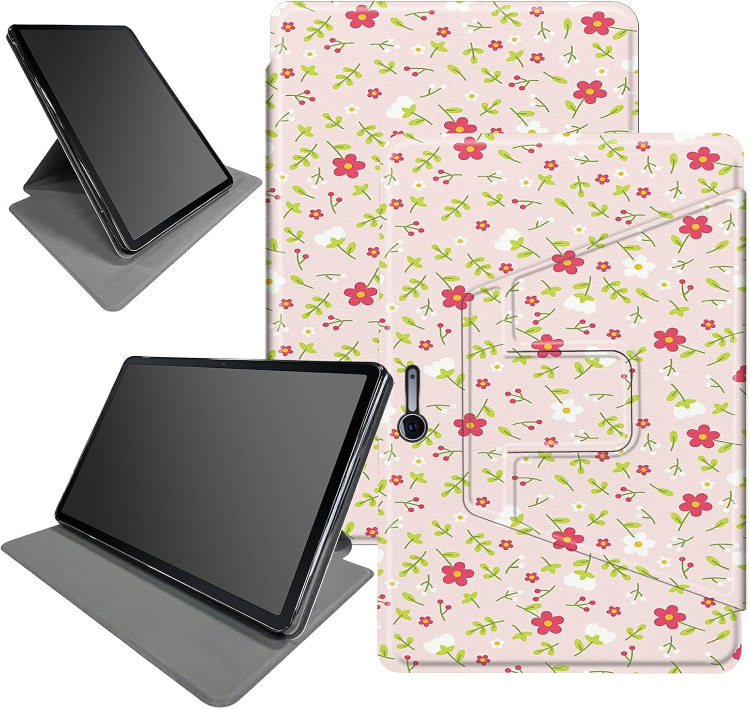 Amazon.com: Pink Flowers Case Design for Microsoft Surface Go 3 2021 ...