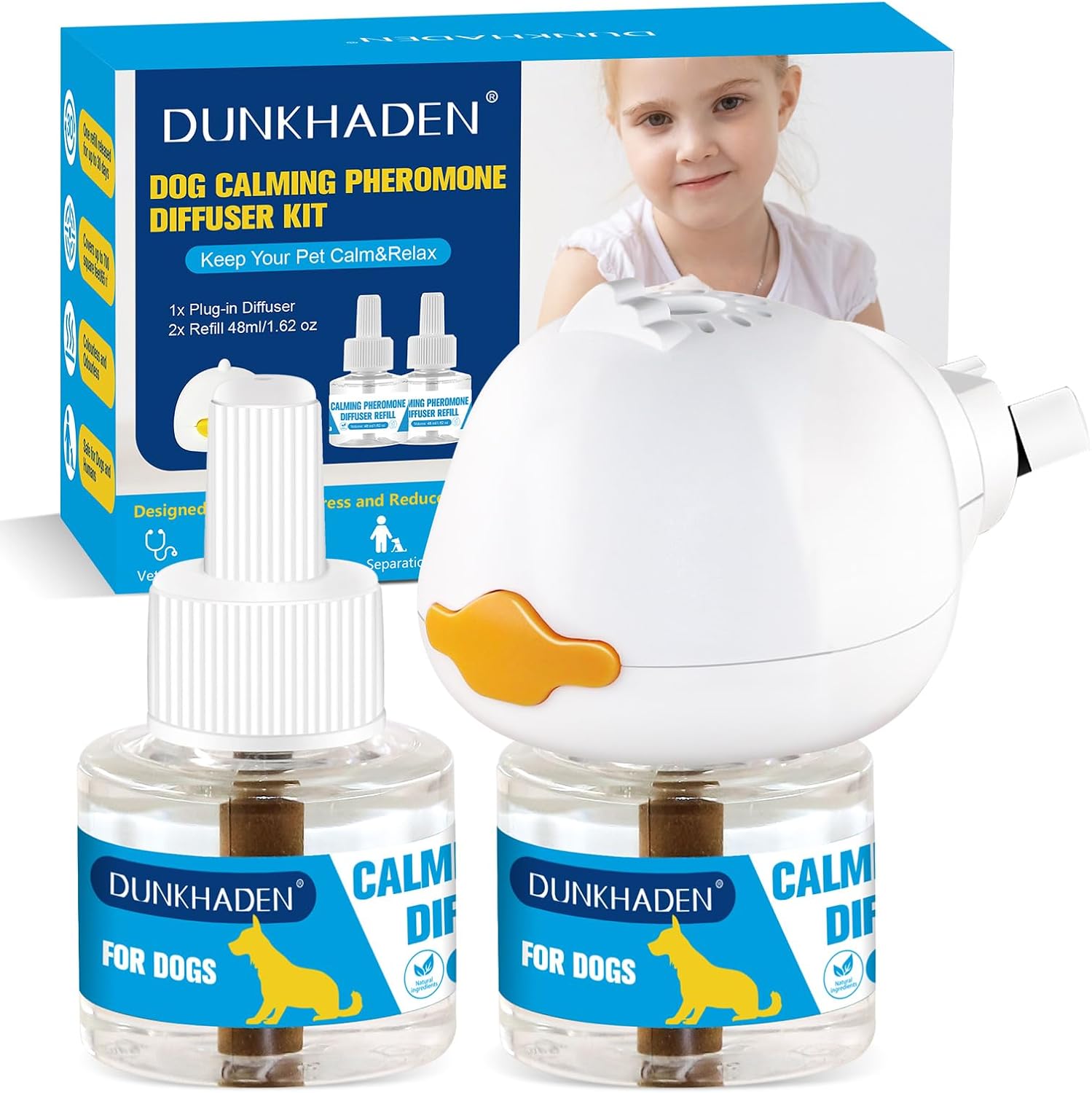 Dog Calming Pheromone Diffuser for Relief Anxiety, Reducing Barking ...