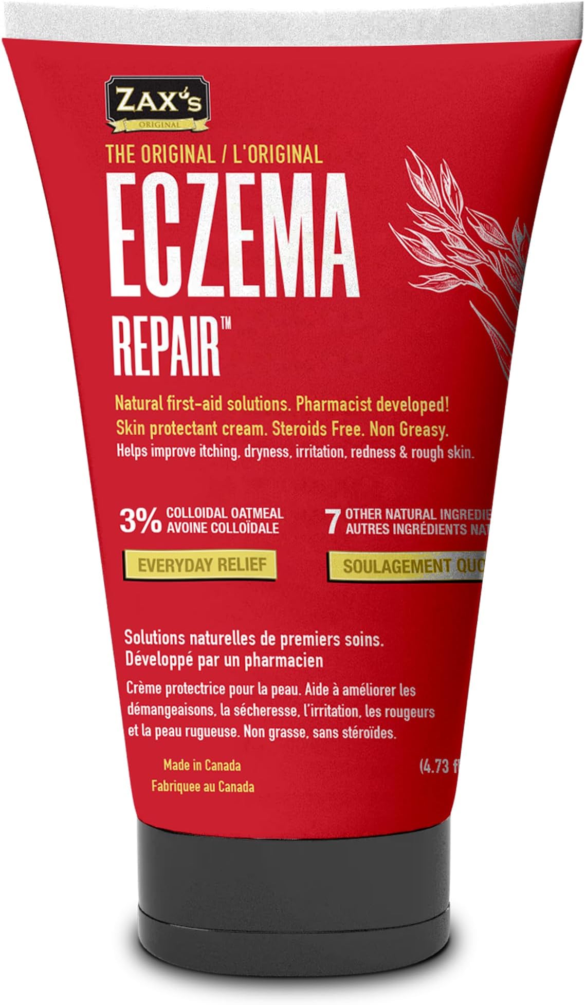 Amazon.com: Zax's Original Eczema Repair Cream - Skin Eczema Cream for ...