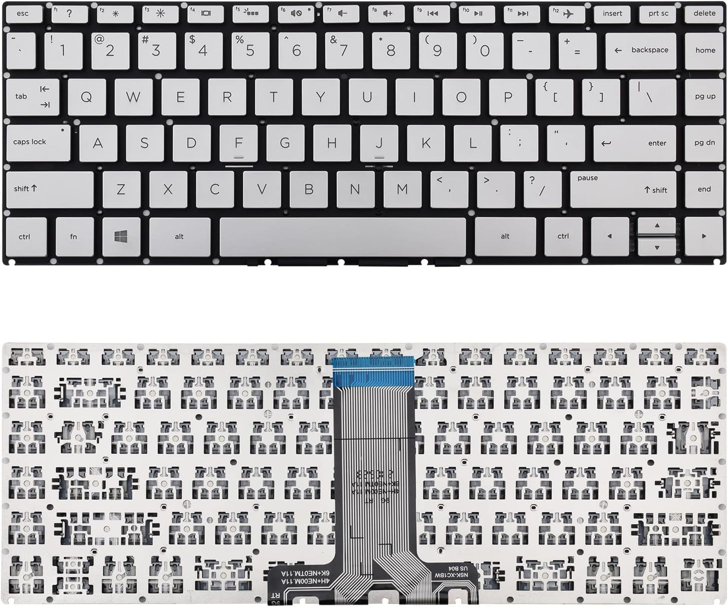 HB PLUS Backlit Laptop Keyboard for HP Pavilion 15 and HP 250/255 G6 ...