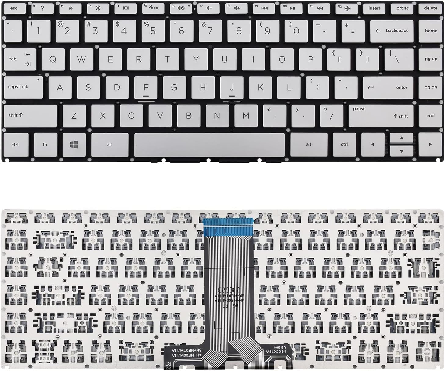 HB PLUS Laptop Keyboard Replacement Compatible with HP Pavilion 14 ...