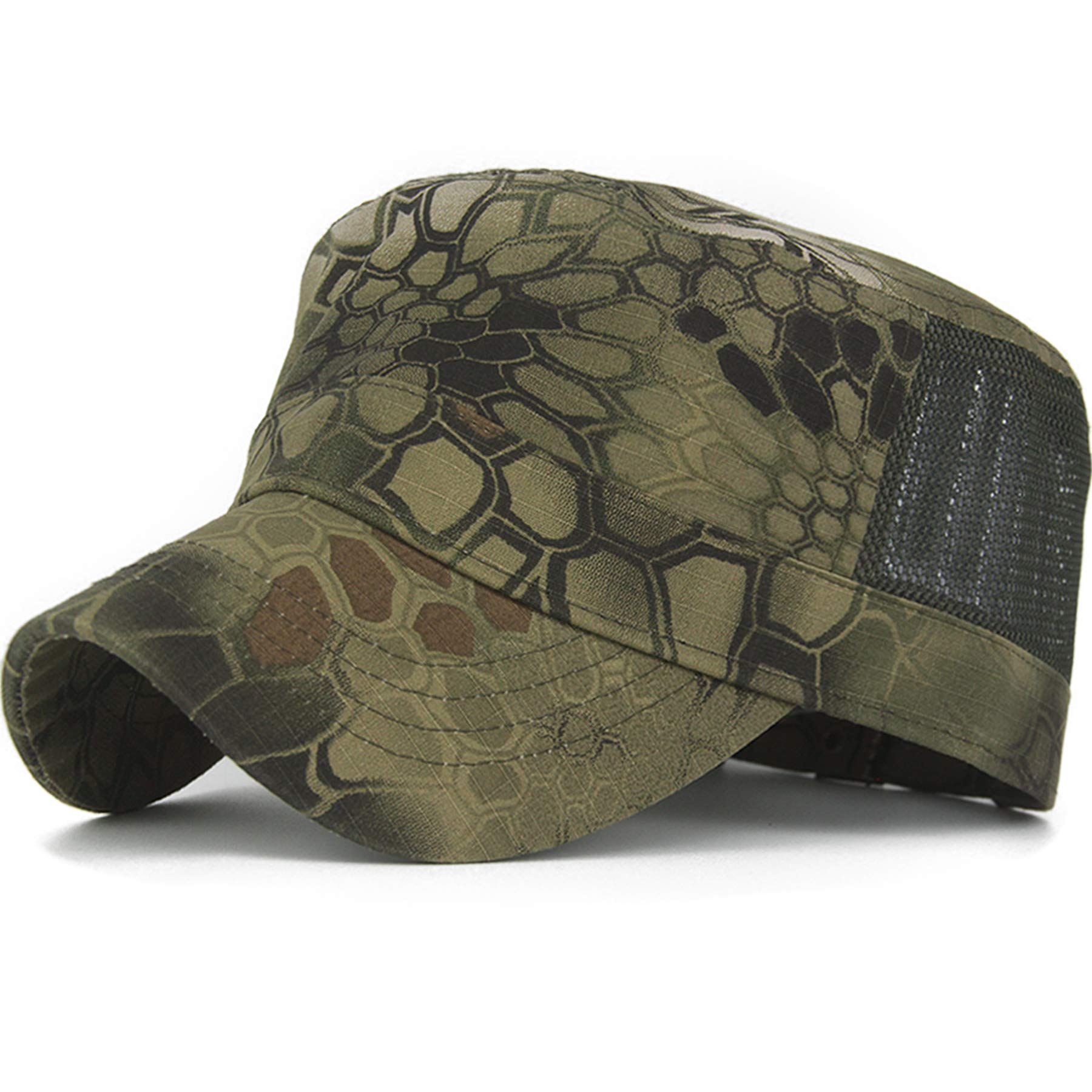 Buy Mesh Snake Camoue Camo Cadet Army Cap Adjustable USA American Hat ...