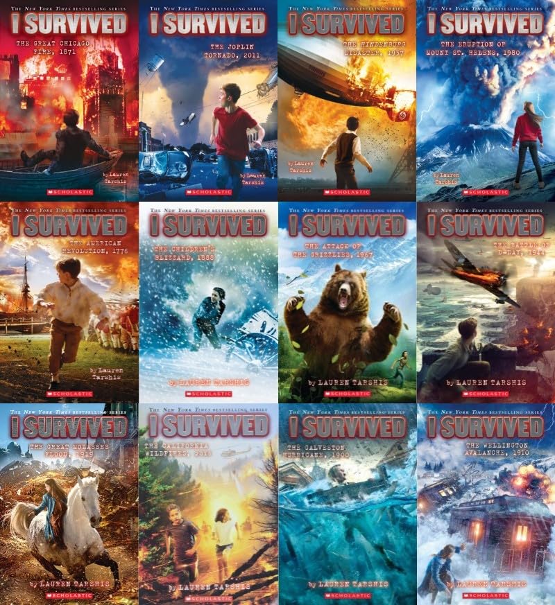 I Survived Series 12 Books Set: Book #11 - Books #22: Lauren Tarshis ...