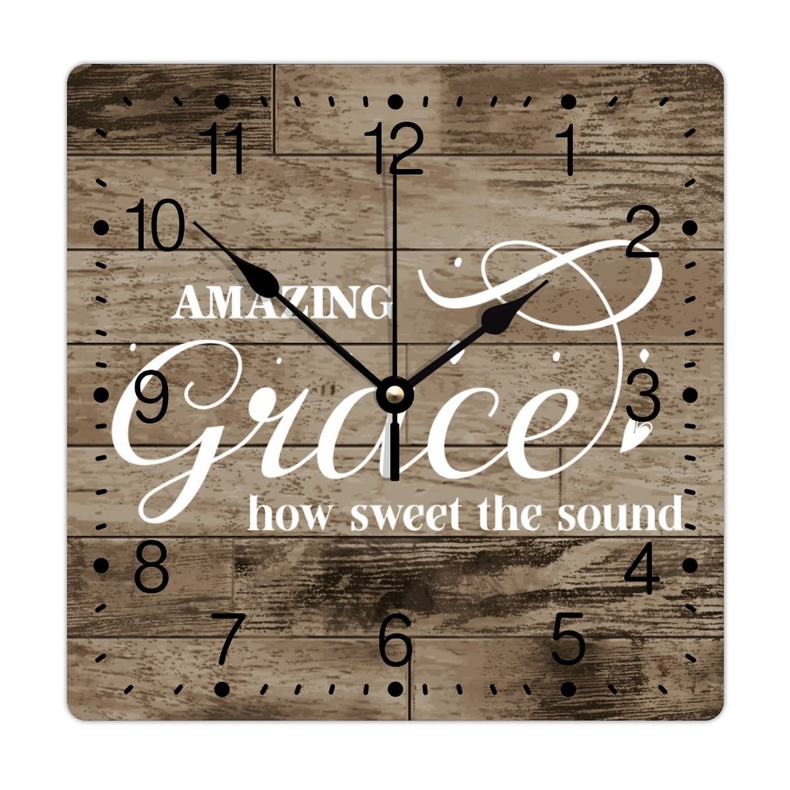 Amazon.com: Zyadsinoudor Amazing Grace How Sweet The Sound Square PVC ...