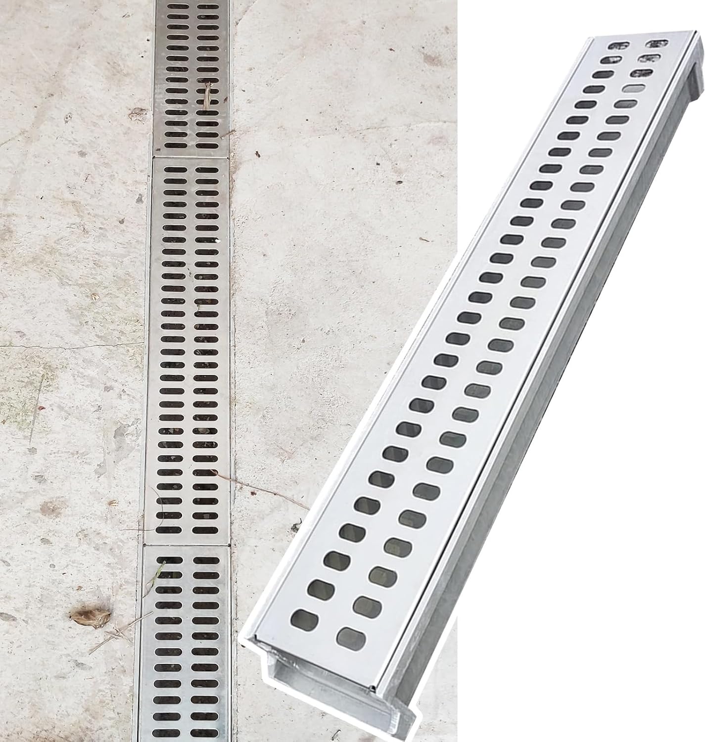 Amazon.com: Houses Downspout Drain System, Ground Embedded Channel ...