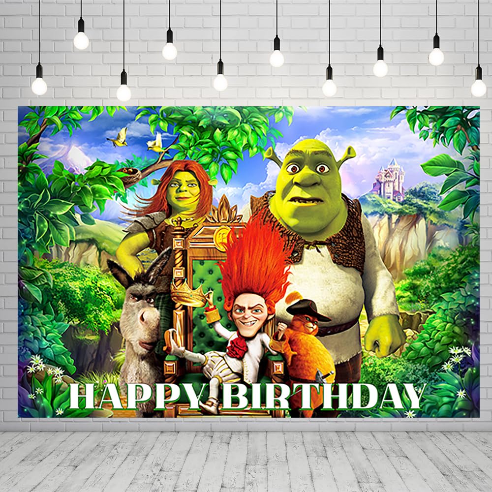 Shrek Birthday Background