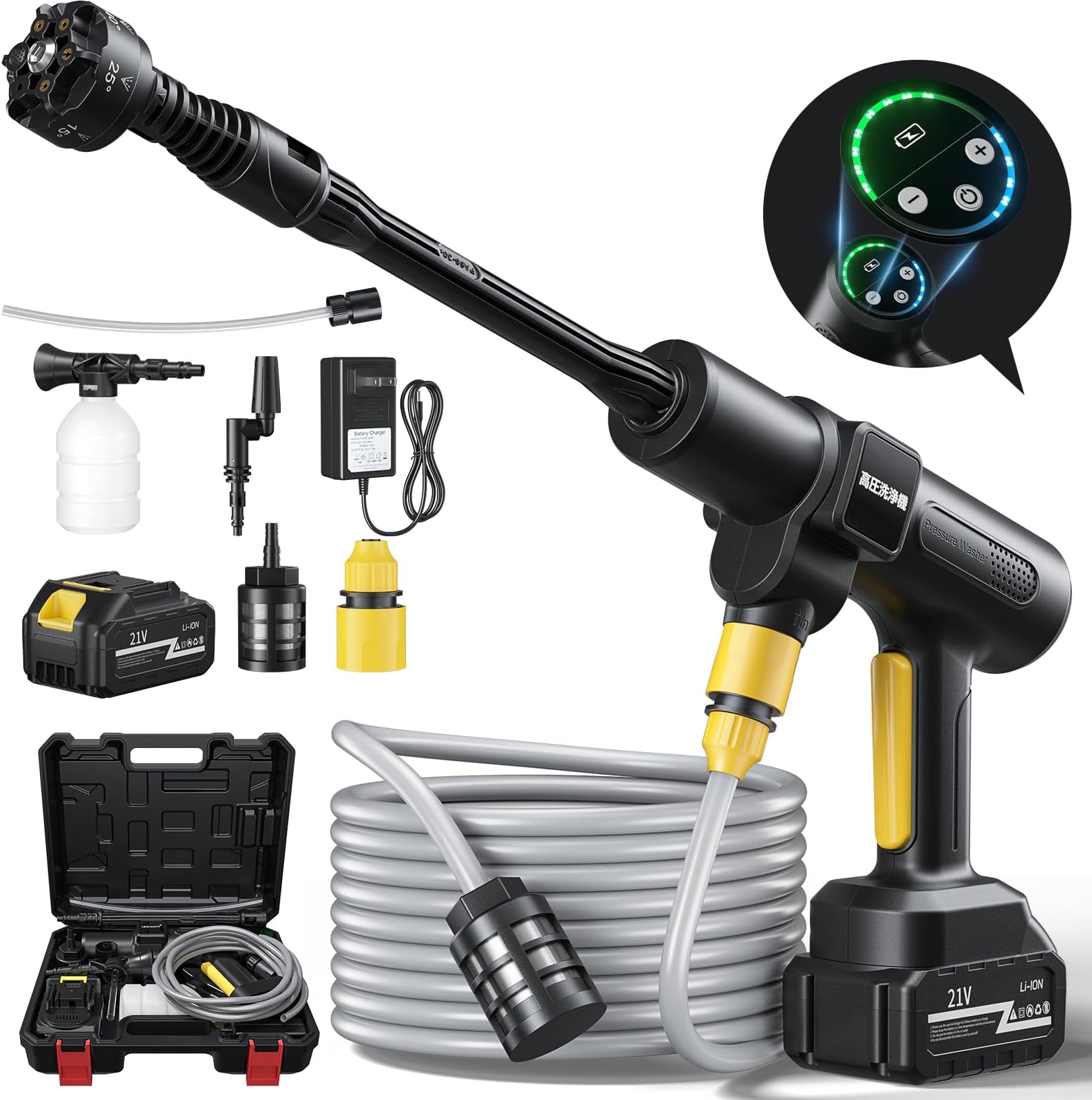 Amazon.co.jp: 【Amazon.co.jp限定】ケルヒャー(Karcher) コードレス高圧洗浄機 OC 5 Handy CB USB充電式 水道接続不要 コンパクト 軽量 簡単 ...