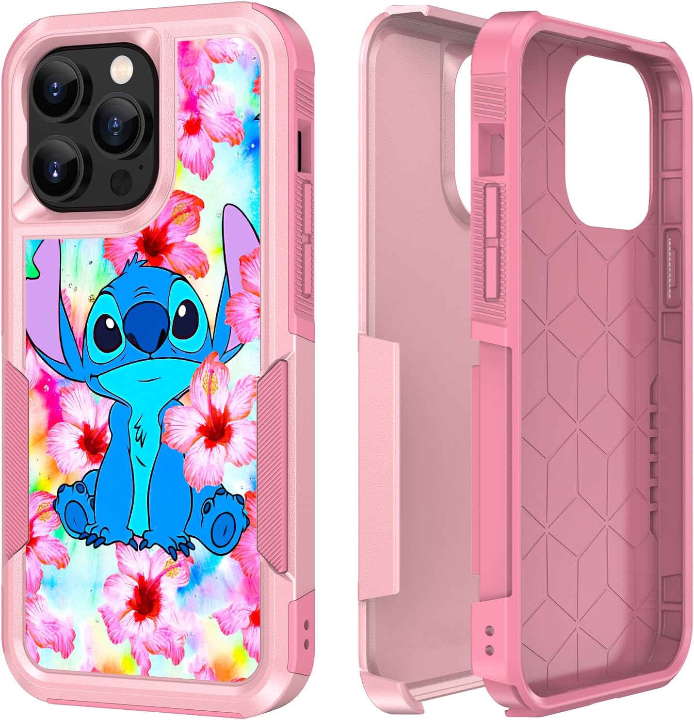 Amazon.com: iPhone 15 Pro Max Disney Lilo and Stitch Cute Stitch Face ...