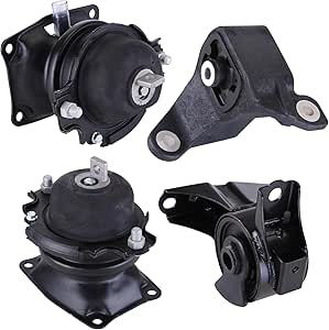 Amazon.com: Set of 4 Front Rear Engine Motor and Trans Mounts Compatible with 2011-2017 Hon-da ...