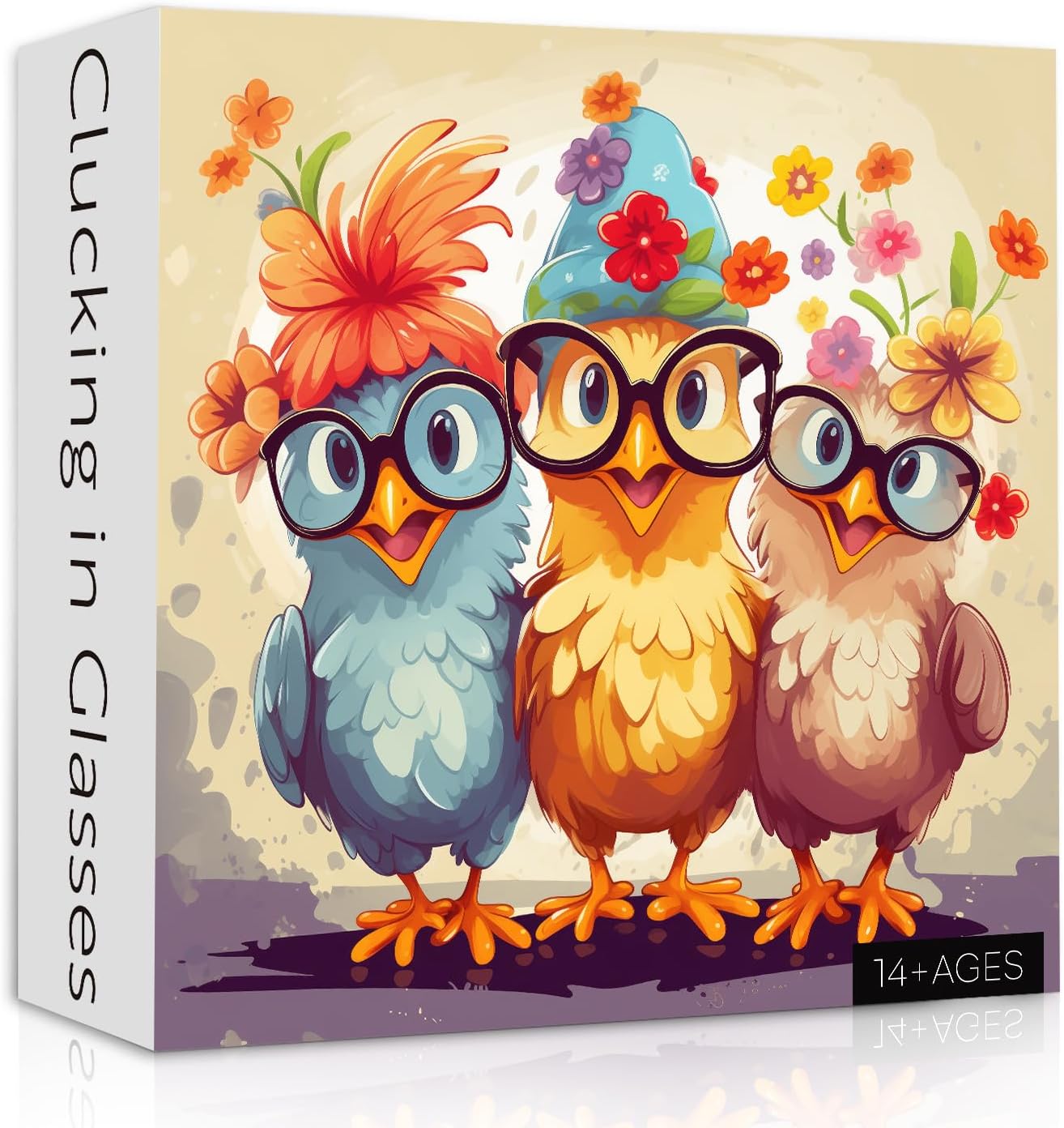 Amazon.com: Funny Chicken Puzzles for Adults 1000 Pieces, Colorful ...